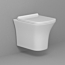 Rimless Wall Hung Short Projection Toilet with Soft Close Seat - Cube ...