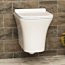 Rimless Wall Hung Short Projection Toilet with Soft Close Seat - Cube ...