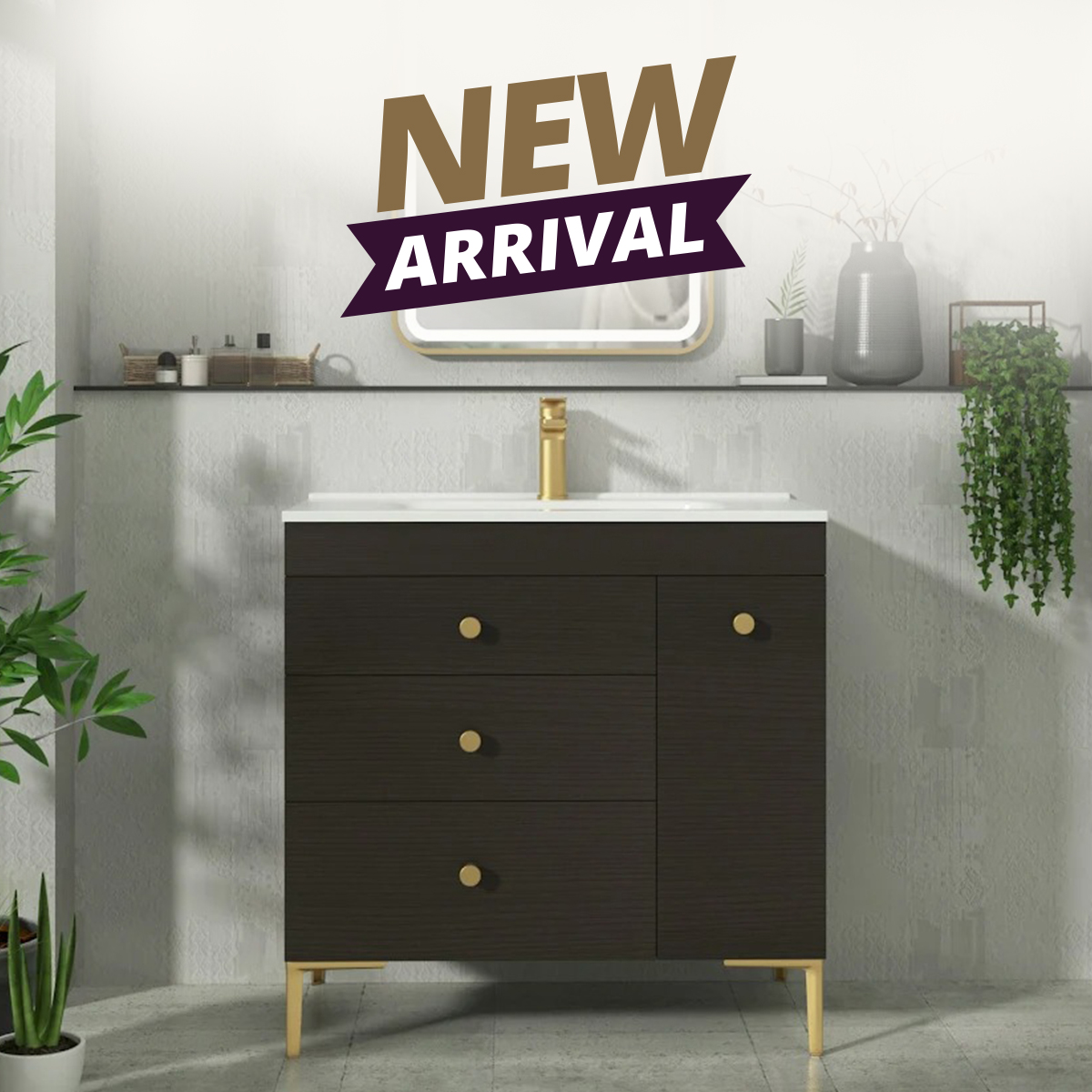 Elite 450 x 900mm Matt Black Frontlit LED Illuminated Framed Capsule ...