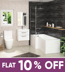 Breeze Acrylic Round Single Ended Shower Bath 1500 x 700mm Inc Round ...